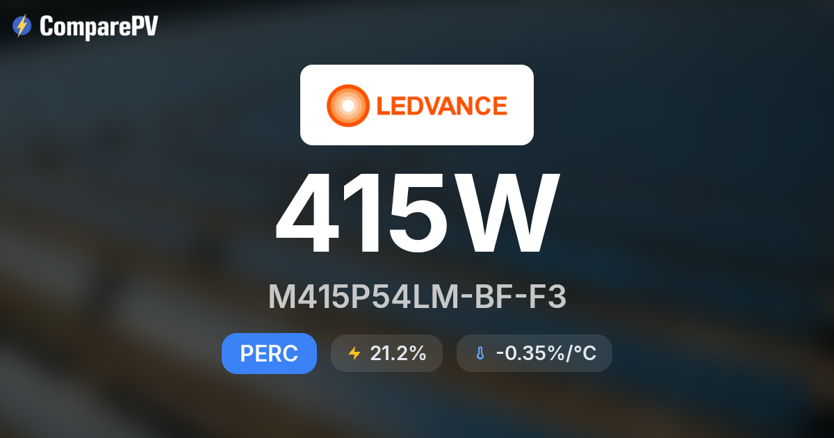 Ledvance M415p54lm Bf F3 Comparepv